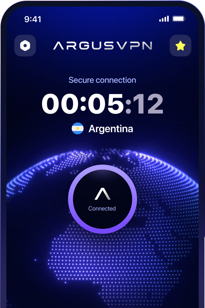 Argus VPN: fast, secure and working VPN service